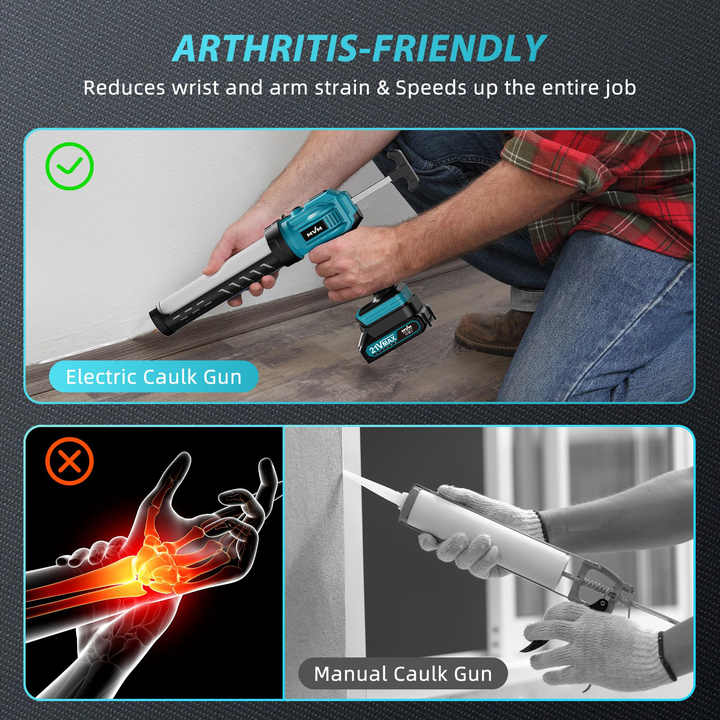 20v Mini Electric Caulking Gun - Efficient & Reliable
