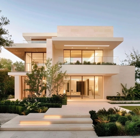 250m2 House - Modern Prefab Villa with Durable Materials