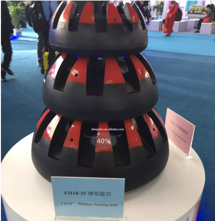 Preventor anular de soplado, núcleo de goma bop, hidril, API 16A 13 5/8 ...