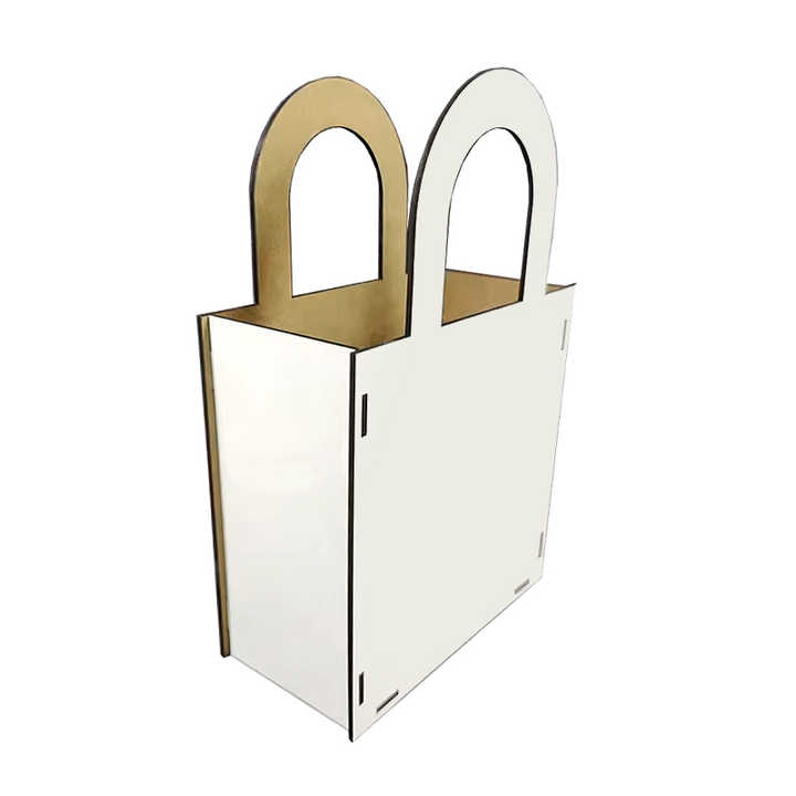 Customized Printable Tote Bag Sublimation Blank MDF Tote Bag Wooden ...