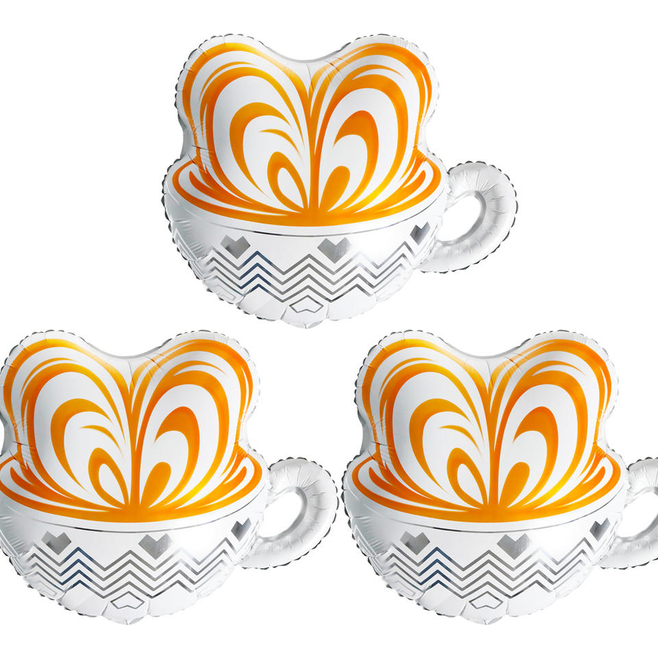Custom Coffee Cup Balloons - Perfect for Birthday Parties