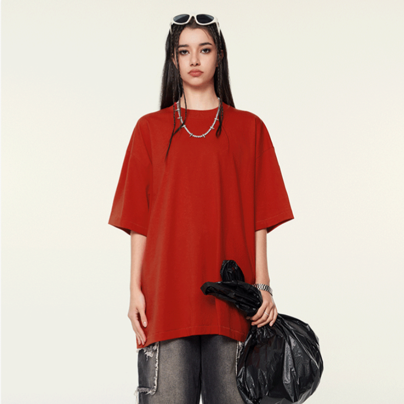 High-End Custom Oversized Plus Size 230 Grams T-Shirt | Cotton Sorona ...