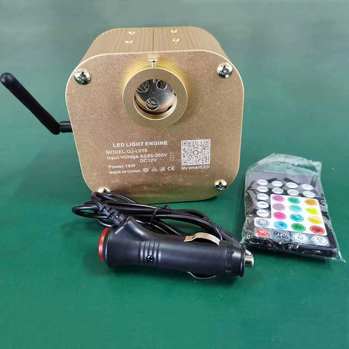 12V 16W RGBW Twinkle LED Fiber Optic Lights Engine Mobile APP Control 0 ...