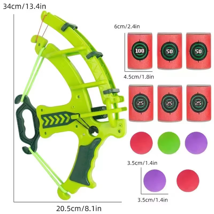 Children Montessori Shooting Sport Bow and Arrow Youth Sticky Balls Bow ...