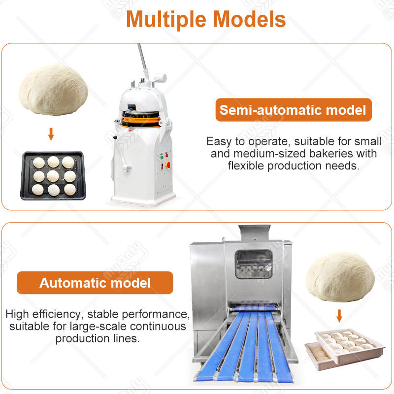 MY Automatic Cookie Bread Dough Ball Make Machine Dough Divider Rounder ...
