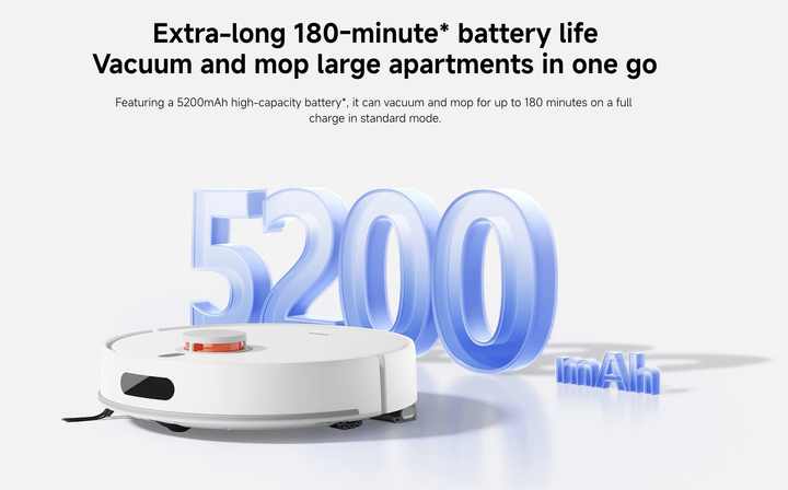 Xiaomi Robot Vacuum H40 - Powerful Suction & Mopping