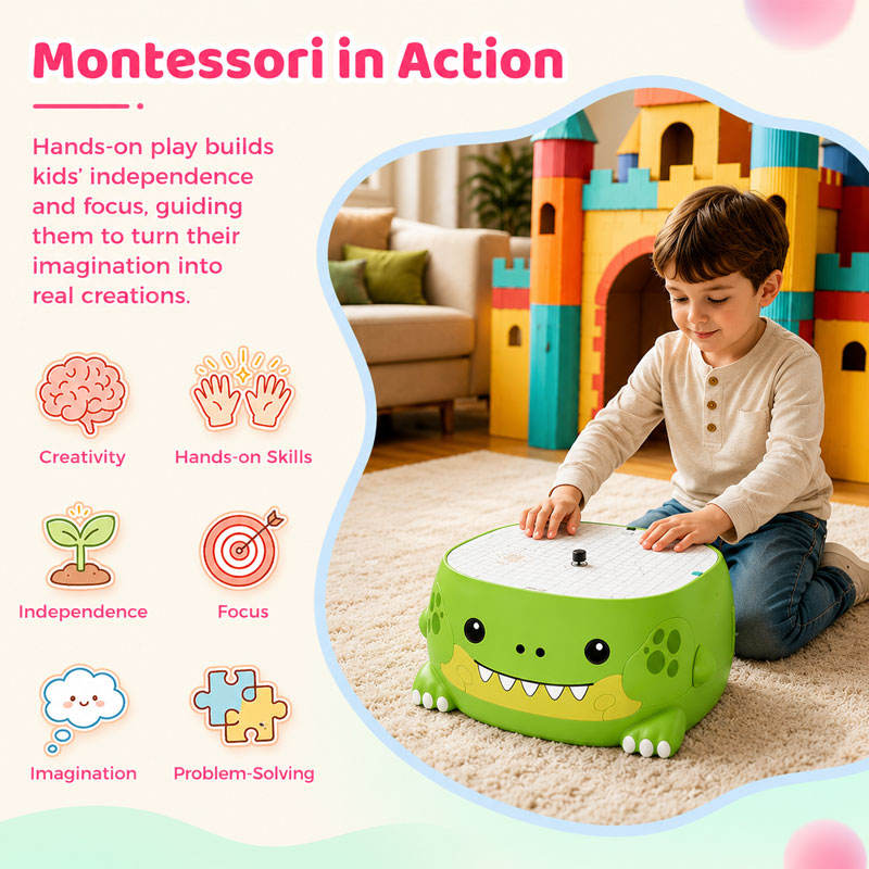 Montessori Cardboard Cutting Machine for Kids Creative Construction and ...