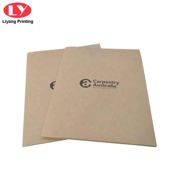 Eco-friendly A4 Folder - Recycled Kraft Paper & Two Pocket Design