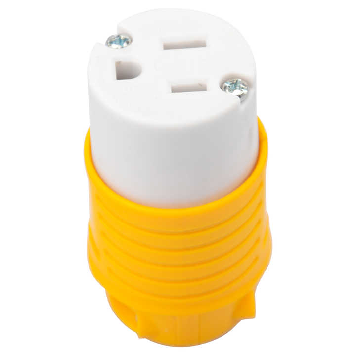 125V 15A Heavy Duty Plastic 12/3 AWG Replacement Receptacle ETL Listed ...