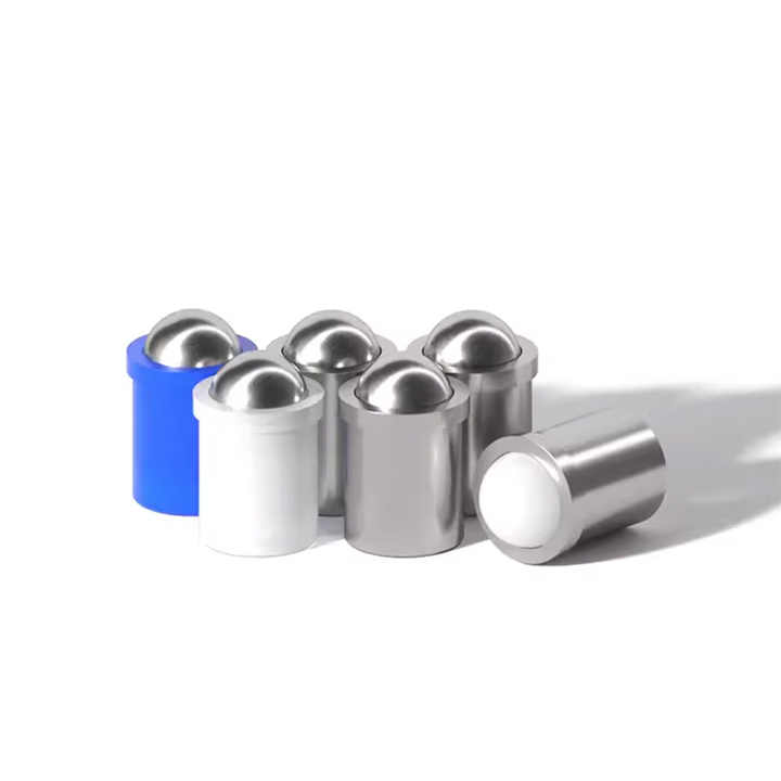 PANQI QT801 GN614 M3-M12 Ball Plungers Fully Threaded Slotted Drive ...