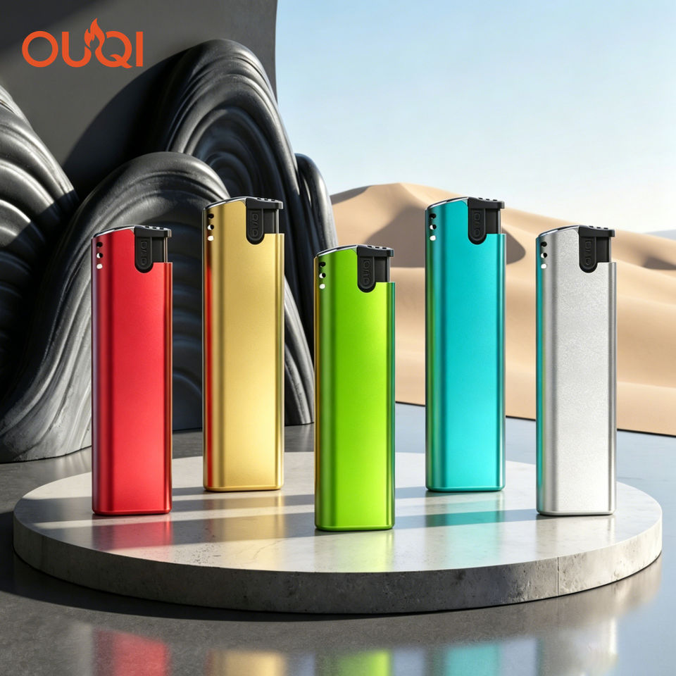 Custom Printing Logo Refillable Gas Cigarette Windproof Ligter with ...
