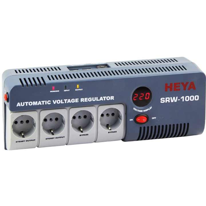 Home Portable Socket Type 1kva Voltage Regulator / AC Socket 220V ...