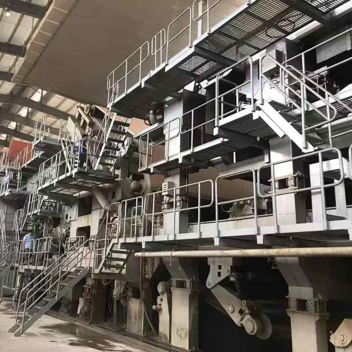 Waste Paper Production Line Kraft Paper Manufacturing Machinery Paper ...