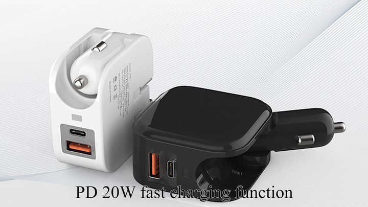 Multifunctional Travel Mobile Fast Quick Charge PD Car Charger Cargador ...