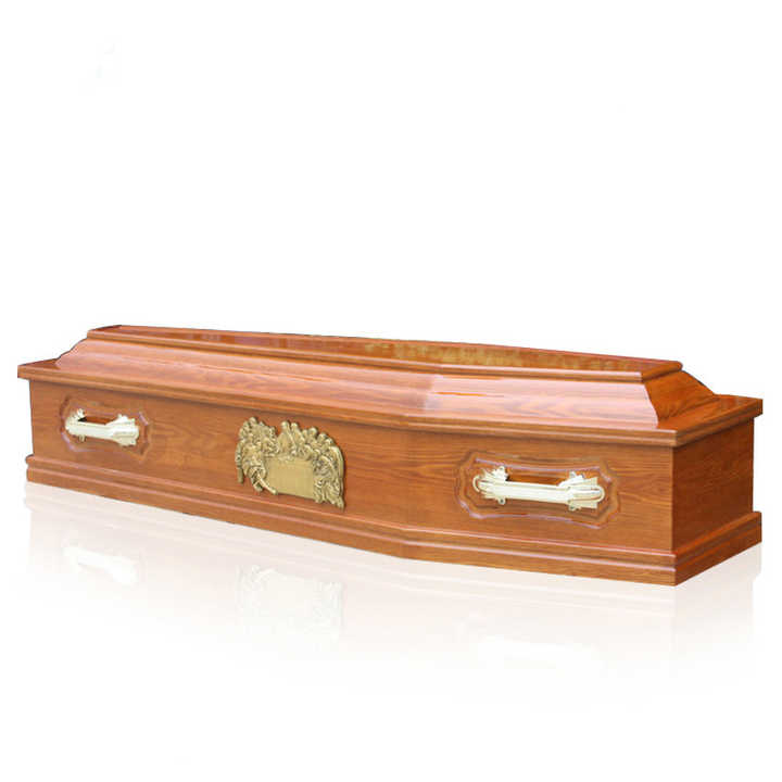 Solid Wood Coffin Box - Durable & Stylish Cremation Option