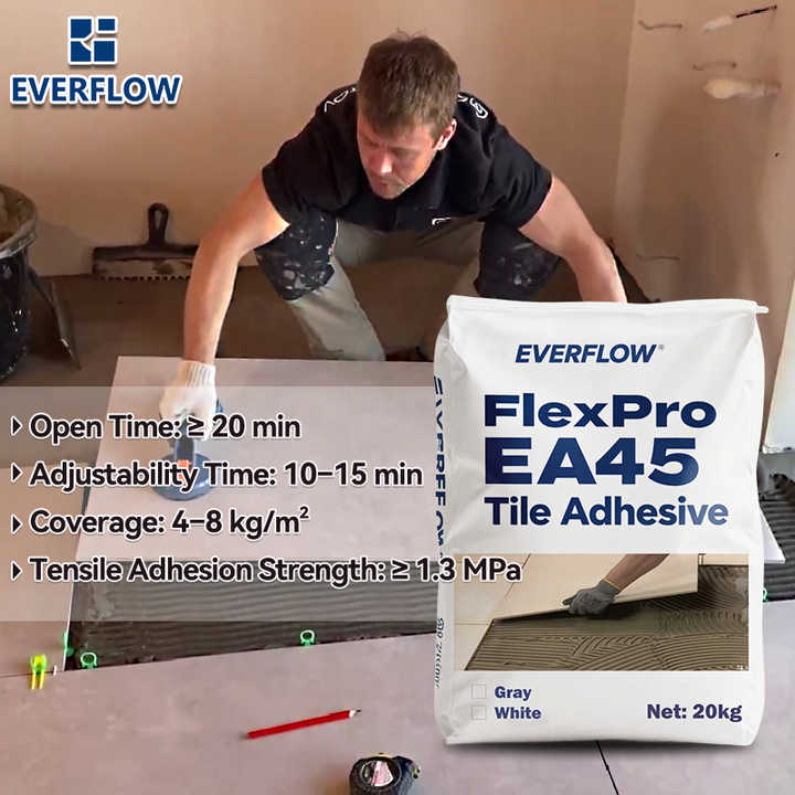 Cement Based Strong Bonding Sintered Stone Tile Glue C2TES1 Flex Tile ...