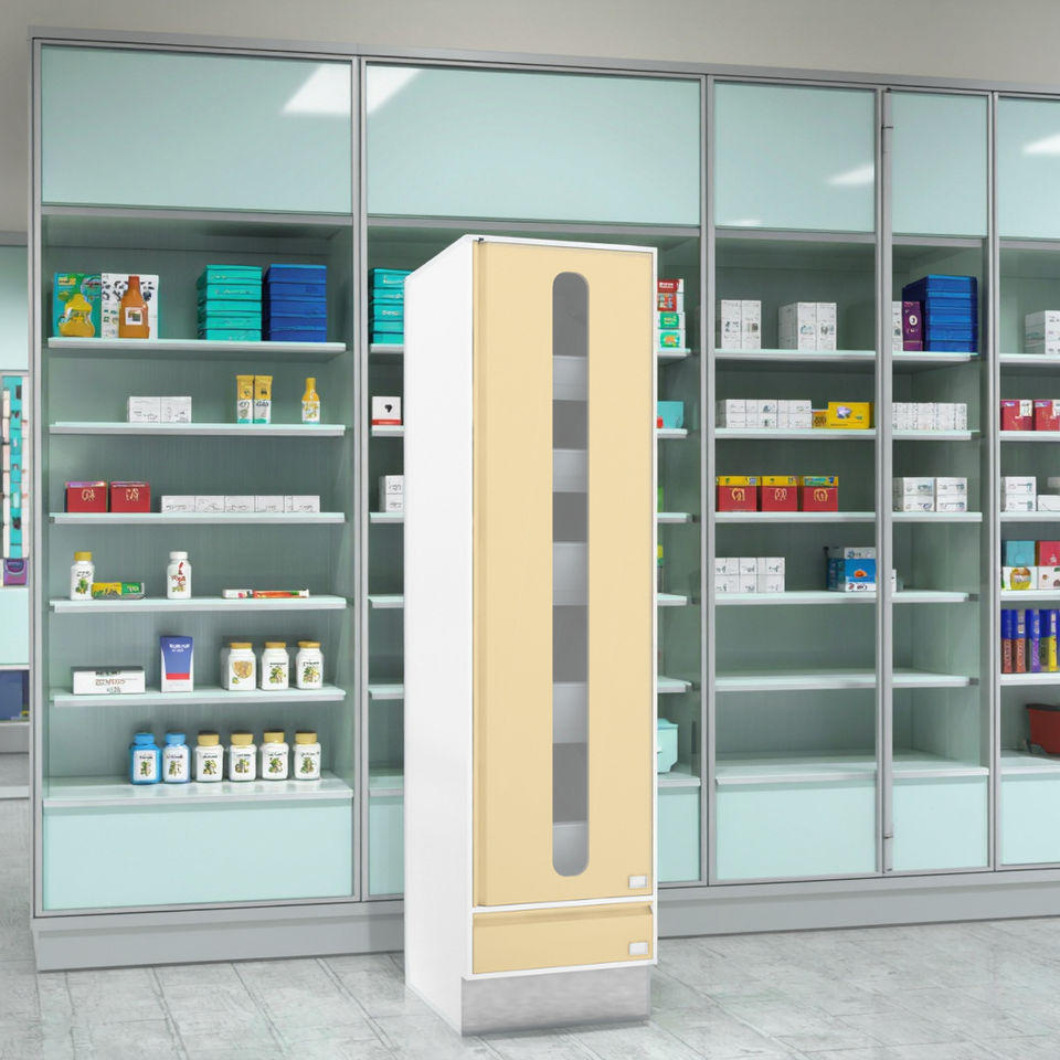 Modern Hospital Intravenous Fluid Dispensing Cabinet 990mm Metal School ...