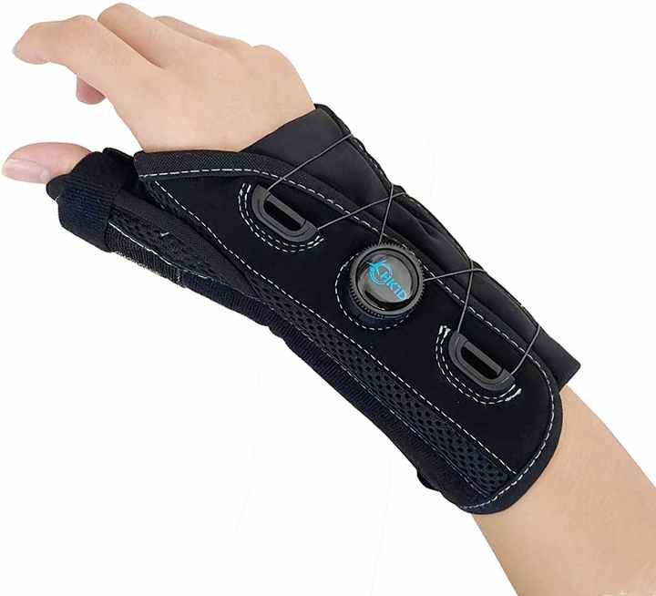 HKJD Adjustable Medical Hand Thumb Wrist Brace Support Splint Rotary ...
