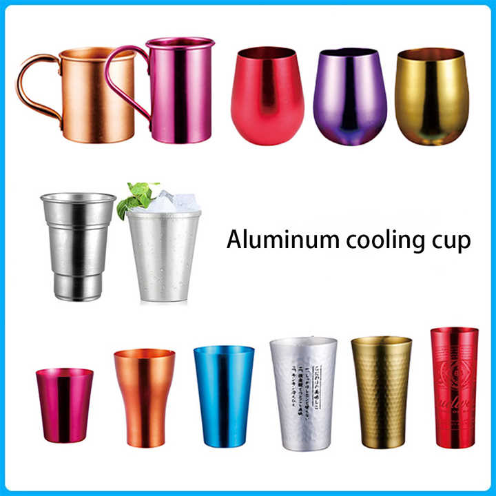 32oz Large Capacity Stepped Aluminum Cup Metal Oxide Beer Cup Outdoor ...