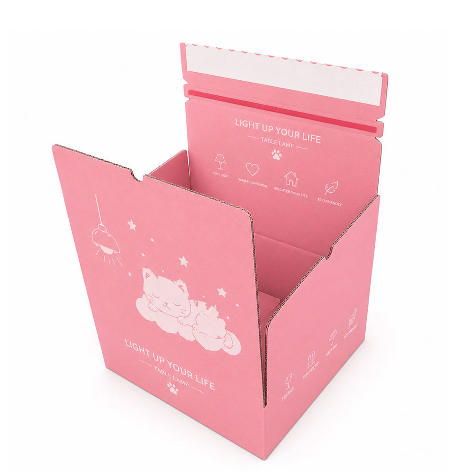 Self Sealing Postal Boxes Custom Printed Tear Strip Zipper Box ...