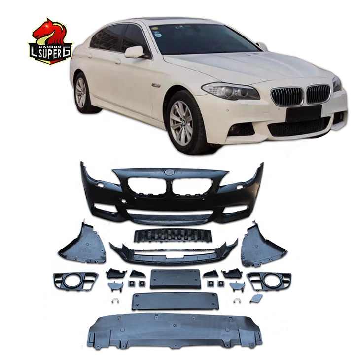 Auto Parts Full Body Kit for BMW F10 MT Style Front Bumper Side Skirts ...