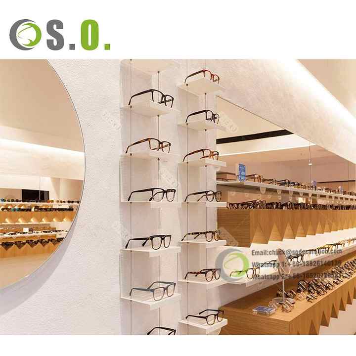 Luxury Retail Glasses Display showcase Eyewear Display showcase ...