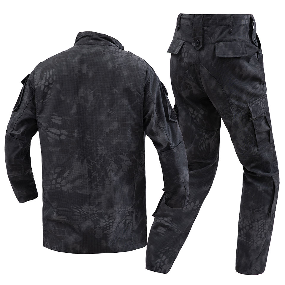 Camouflage Uniform Clothing Set Tactical Uniform Set Rip-stop Fabric ...
