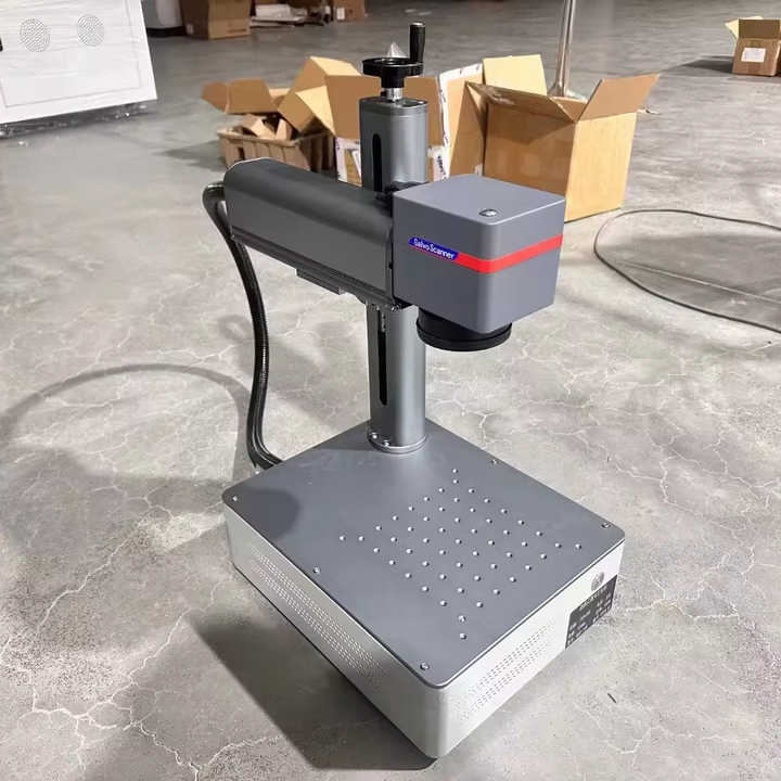 20W 30W Mini Portable Laser Marking Machine for Metal & Plastic