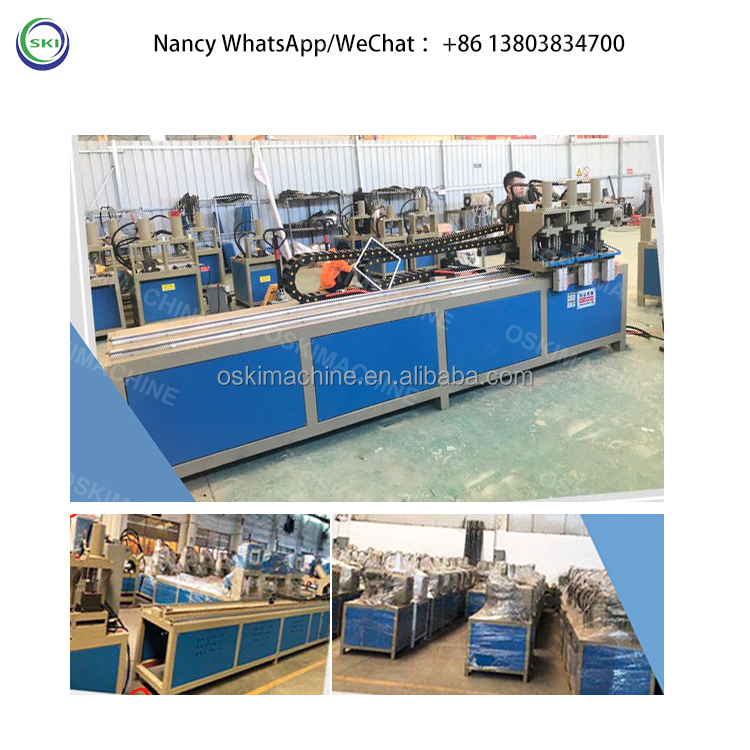 Portable Stainless Steel Tube Corner Punching Machine 45 90 Degree ...