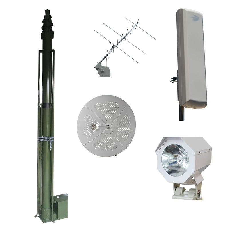10m Heavy Duty Motorized Telescopic Mast 100kg with Remote Control ...