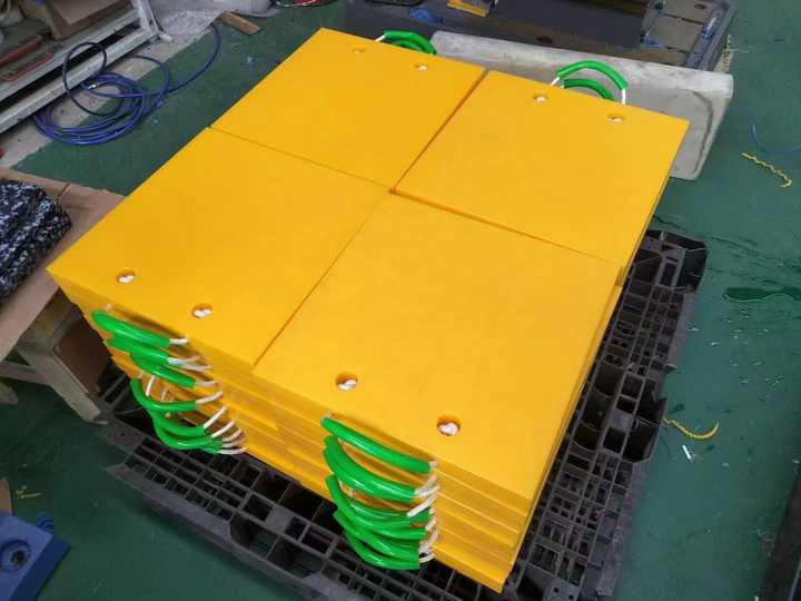 Mobile Uhmwpe Crane Outrigger Pads High Density Wear Resistant Hdpe ...