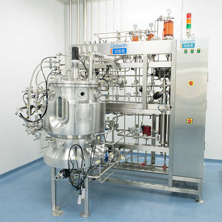 Stainless Steel Suspension Cell Bioreactor Jacket Agitator for Enzymes ...