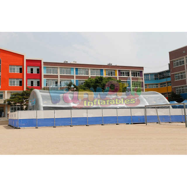 Commercial grade retractable winter enclosures bubble domes inflat swim ...