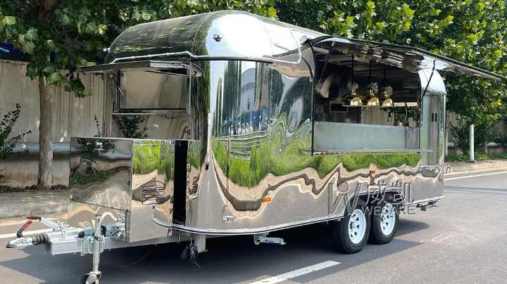 WECARE Mobile Bar Trailer Imbisswagen Foodtruck Catering Trailer Coffee ...