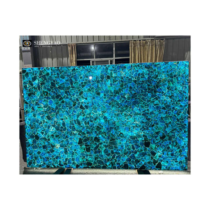 Blue Apatite Translucent Stone - Luxurious Wall Panels