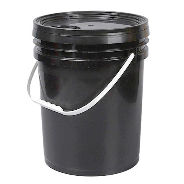 Heavy Duty 5 Gallon 20 Plastic Pail for Oil With Lid and Handle ...