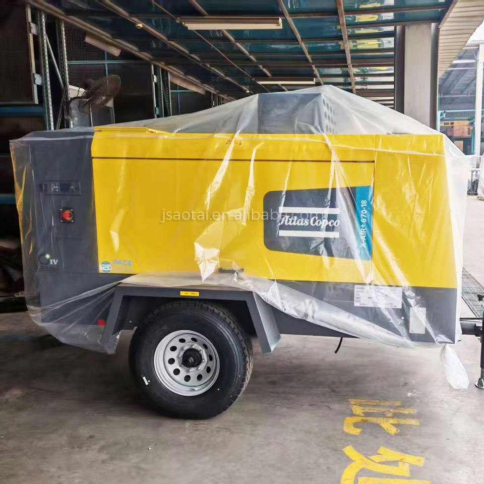 Atlas Copco X-AIR 520-16 Portable Diesel Engine Portable Screw Air ...