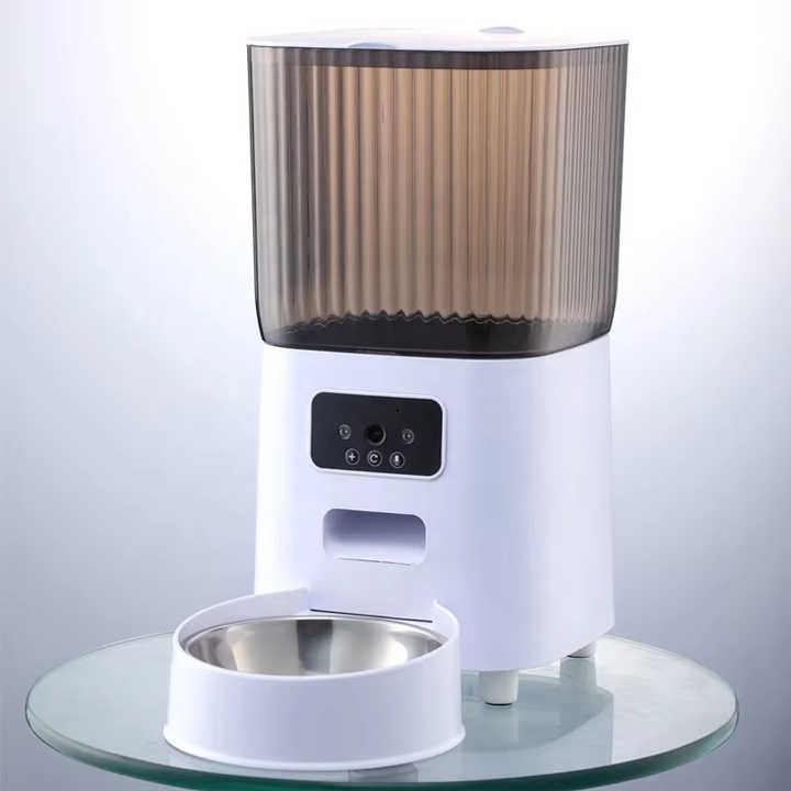 Stainless Steel Automatic Dog Feeder with WiFi & App Control