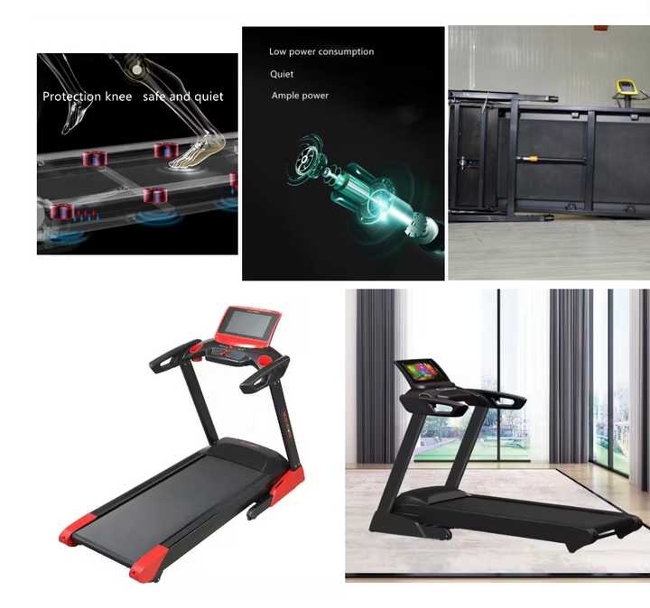 New Treadmill Electronic Foldable Motorized Treadmill Home Small Family ...