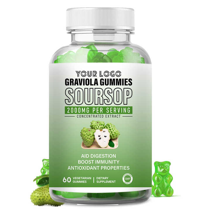 SOURSOP Gummies GRAVIOLA Gummies Promotes Digestion, Enhances Immunity ...