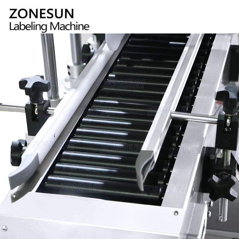 ZONESUN ZS-TB800 High Speed Automatic Sticker Small Cylinder Tube Round Vial Tabletop Horizontal ...
