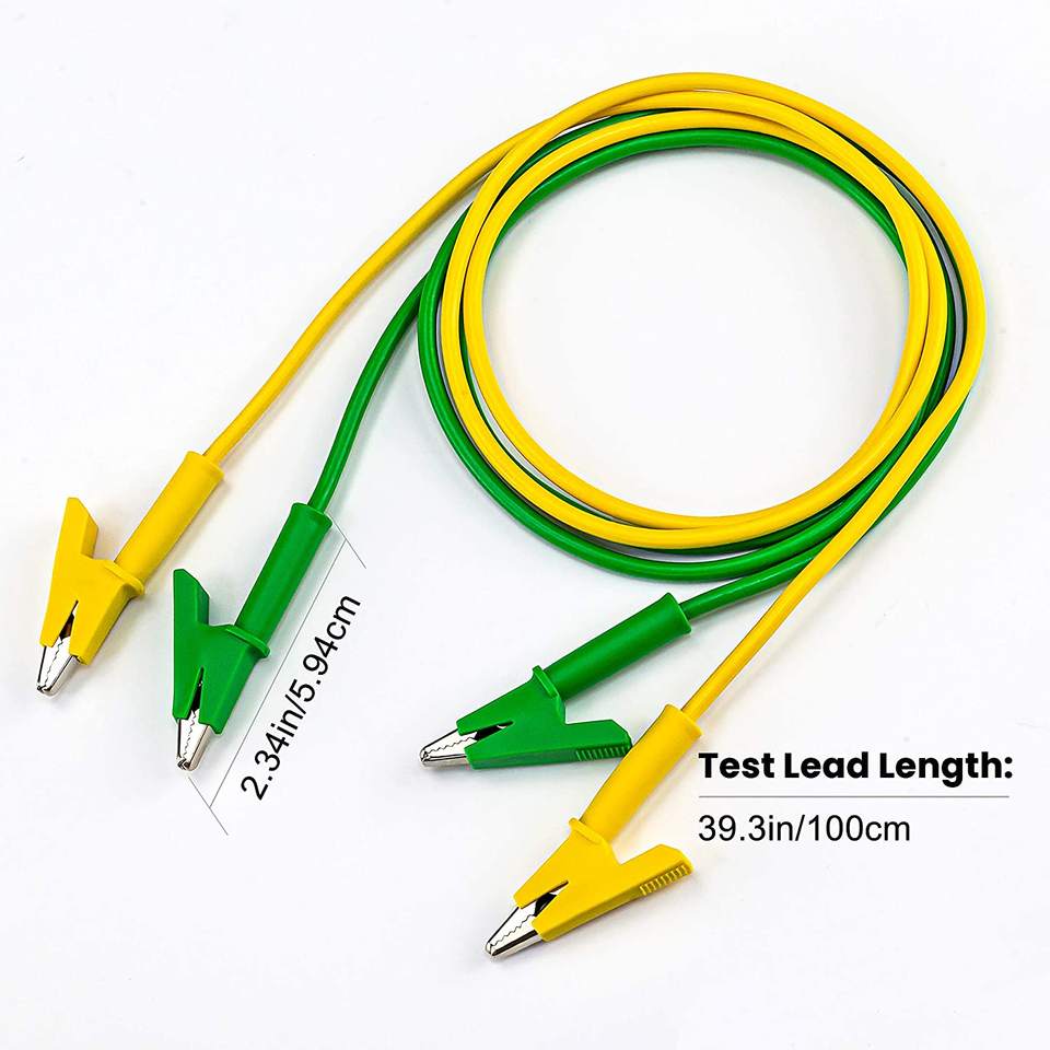 High Flexible Safety 4mm Copper Conductor Silicone Insulated Alligator ...