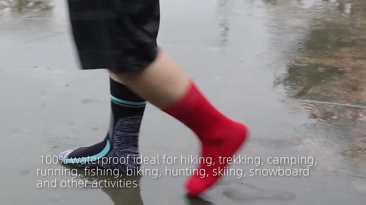 Breathable WUDU Waterproof Socks - Ideal for Outdoor Sports
