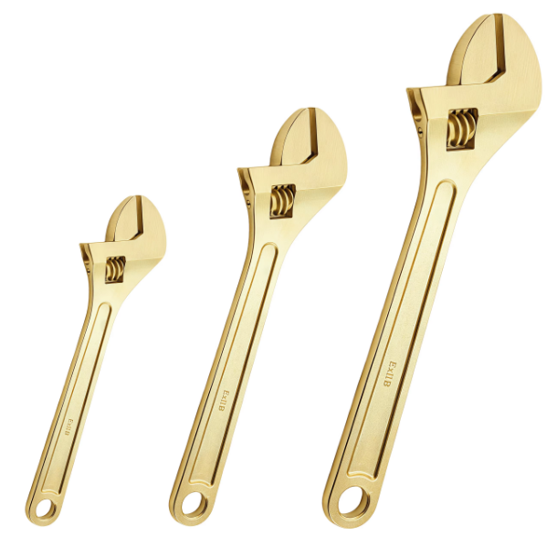 Explosion-proof Copper Adjustable Wrench Movable Jaw Flexible Made of ...