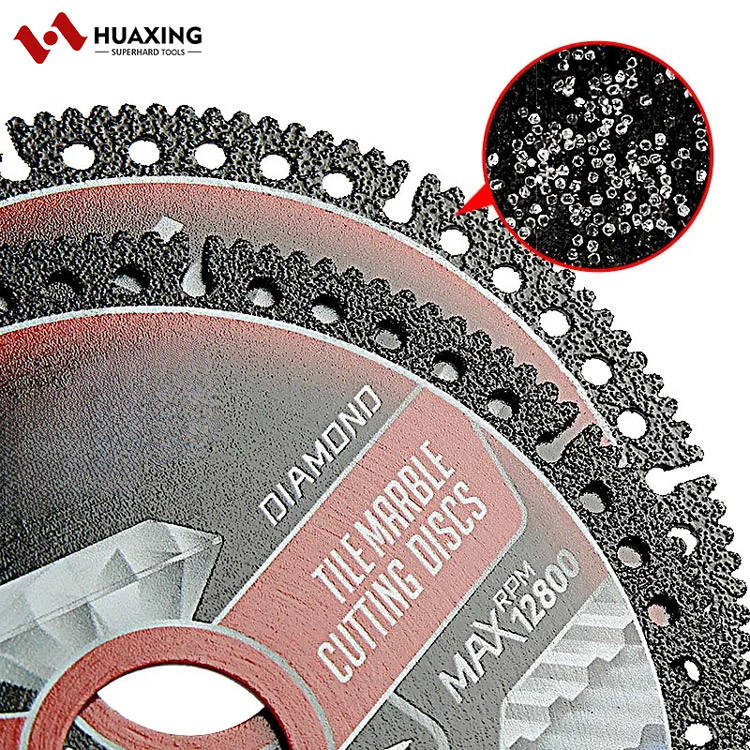 Multi Purpose Cutting Disc 4.5inch 1mm Ultra-thin Diamond Vacuum Brazed ...