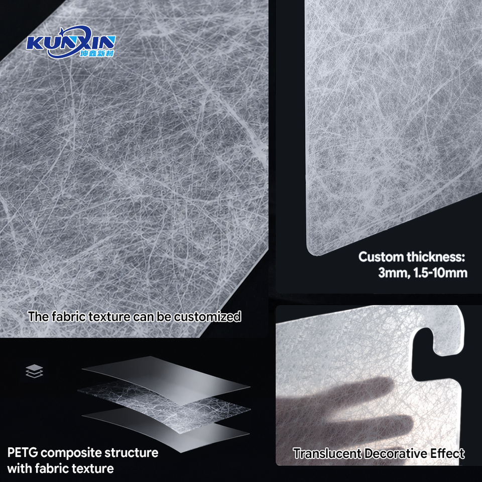 Modern Hotel 1220x2440 PETG Ice Crackle Board Eco Friendly Furniture ...