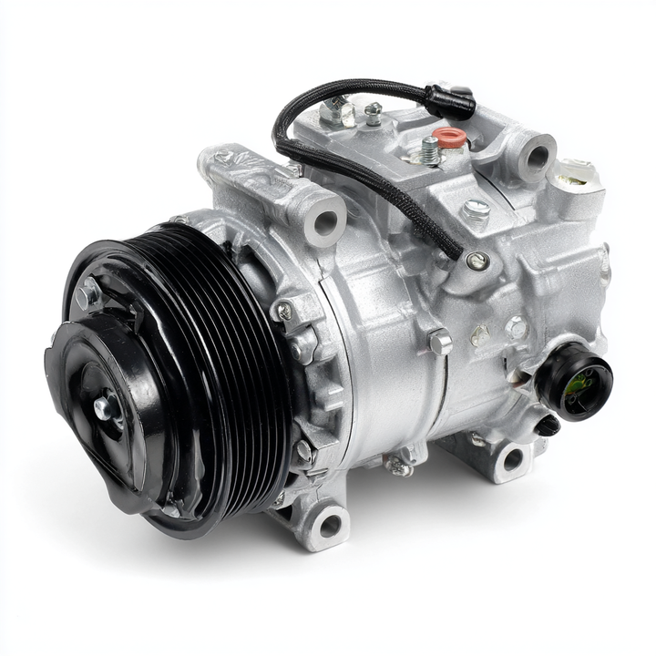 180cc Variable Displacement Rotary AC Compressor Low Noise Technology ...