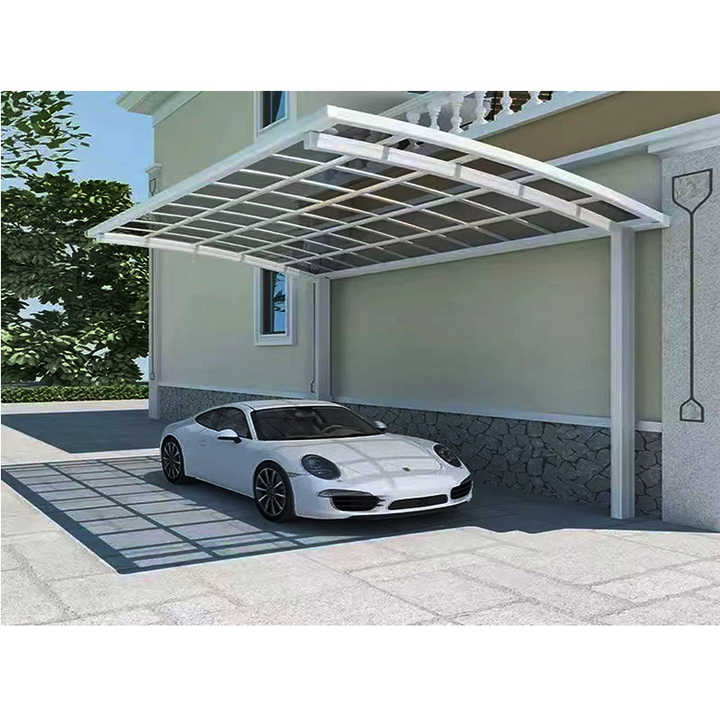 Car Parking Polycarbonate Double Carport Car Canopy Shed / Garage Kit ...