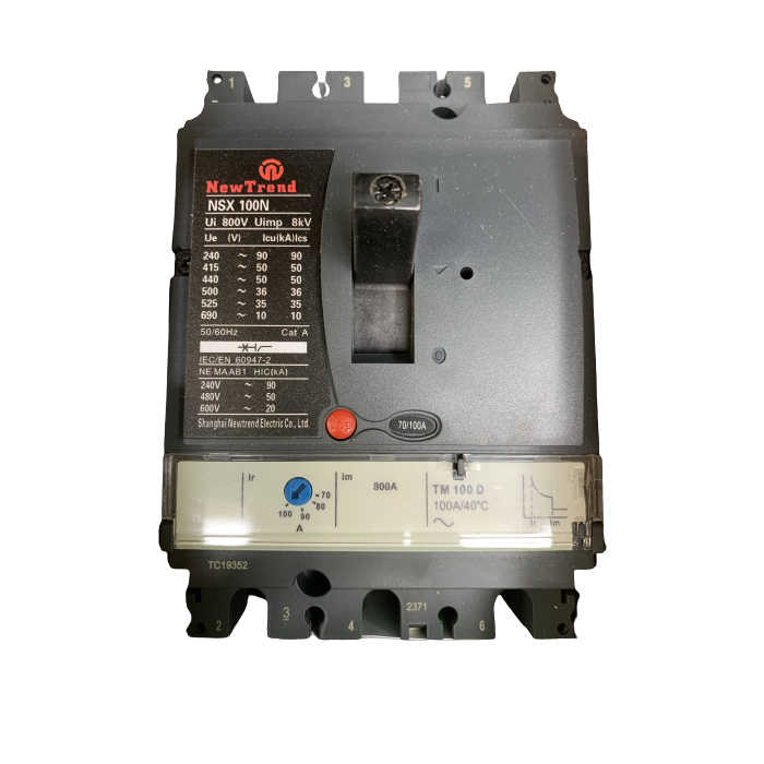 MCCB Circuit Breaker NSX100 NSX160 NSX250 NSX400 NSX630 NSX800 3Pole ...