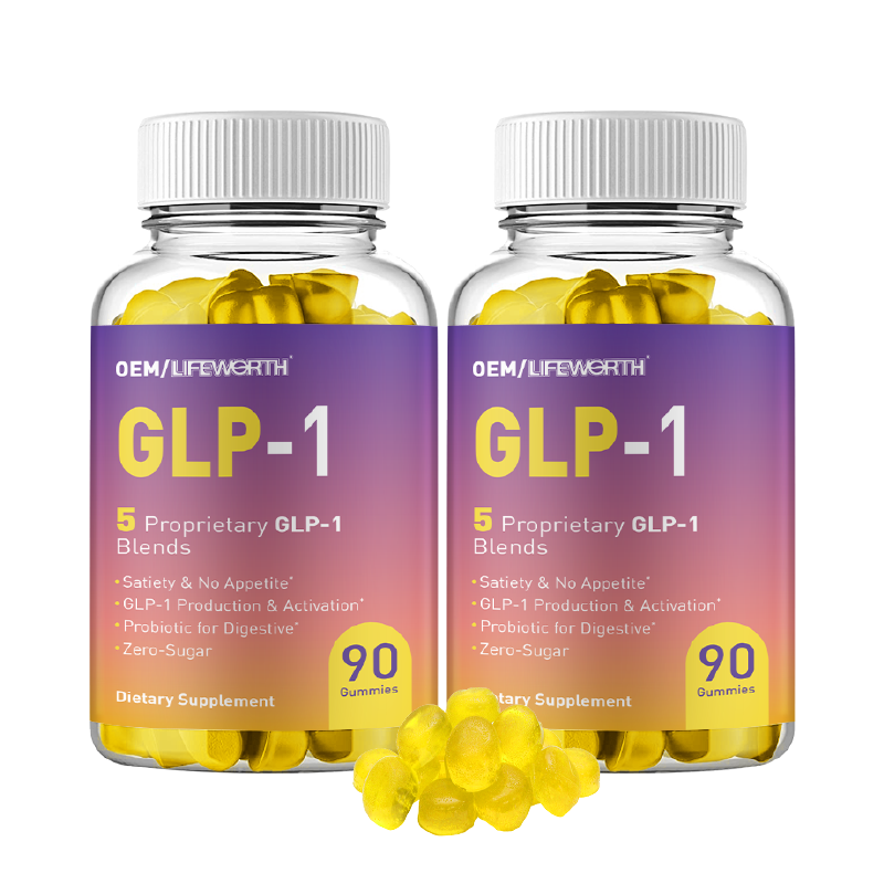 LIFEWORTH GLP-1 Probiotic Gummies - Detox & Fat Burner